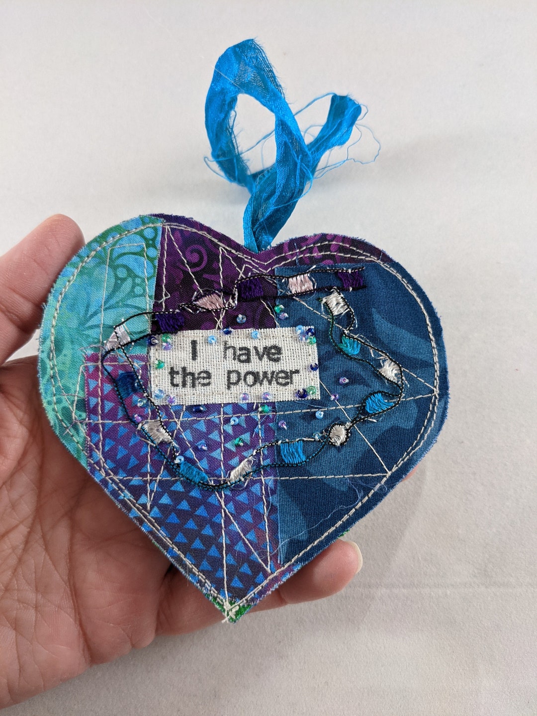 Affirmation Heart, Self Care, Heart Ornament, Tree Ornament ...