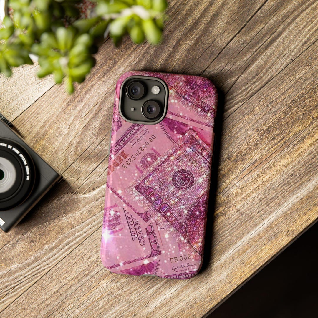 Glamorous Sparkling Money Phone Case: Dual Layer Protection - Etsy