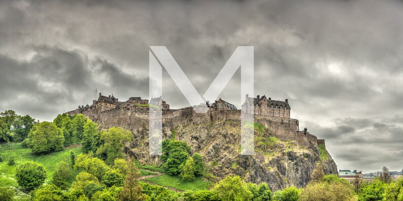 Edinburgh's Castle Printable Art Photography of - Etsy Canada