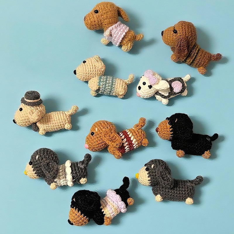 Mini Dachshund Hat Crochet - Etsy