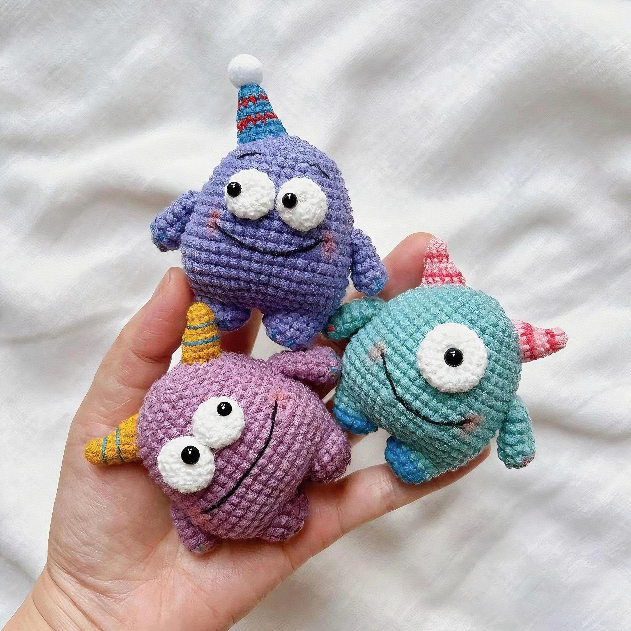 Halloween Monsters Set Crochet Pattern | Tiny Amigurumi With Many ...
