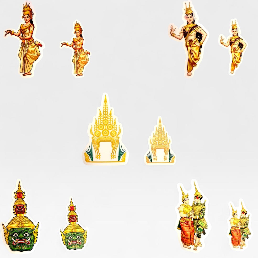 Khmer Stickers From Rachana Co - Etsy