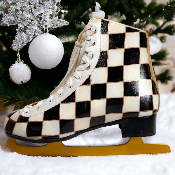Painted Ice Skates - Etsy