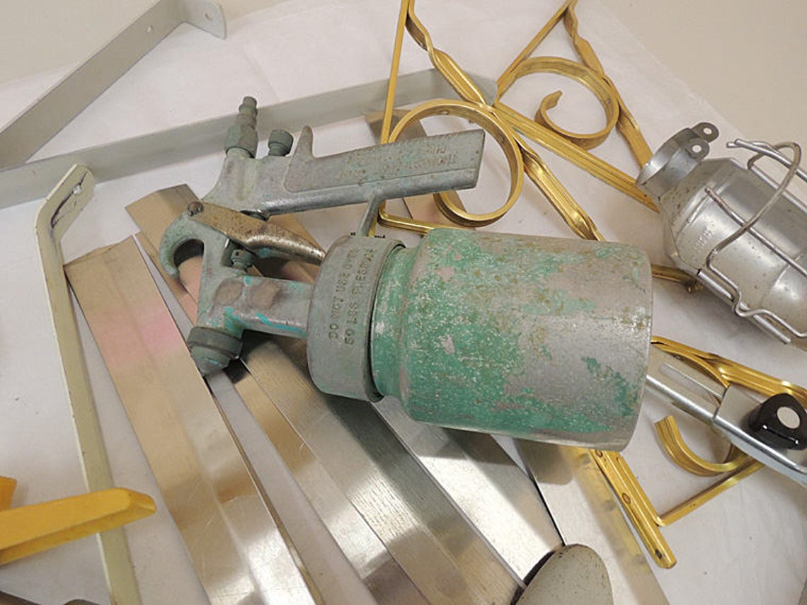 Vintage Mixed Metal Salvage Hardware for Assemblage Art Sculpture ...