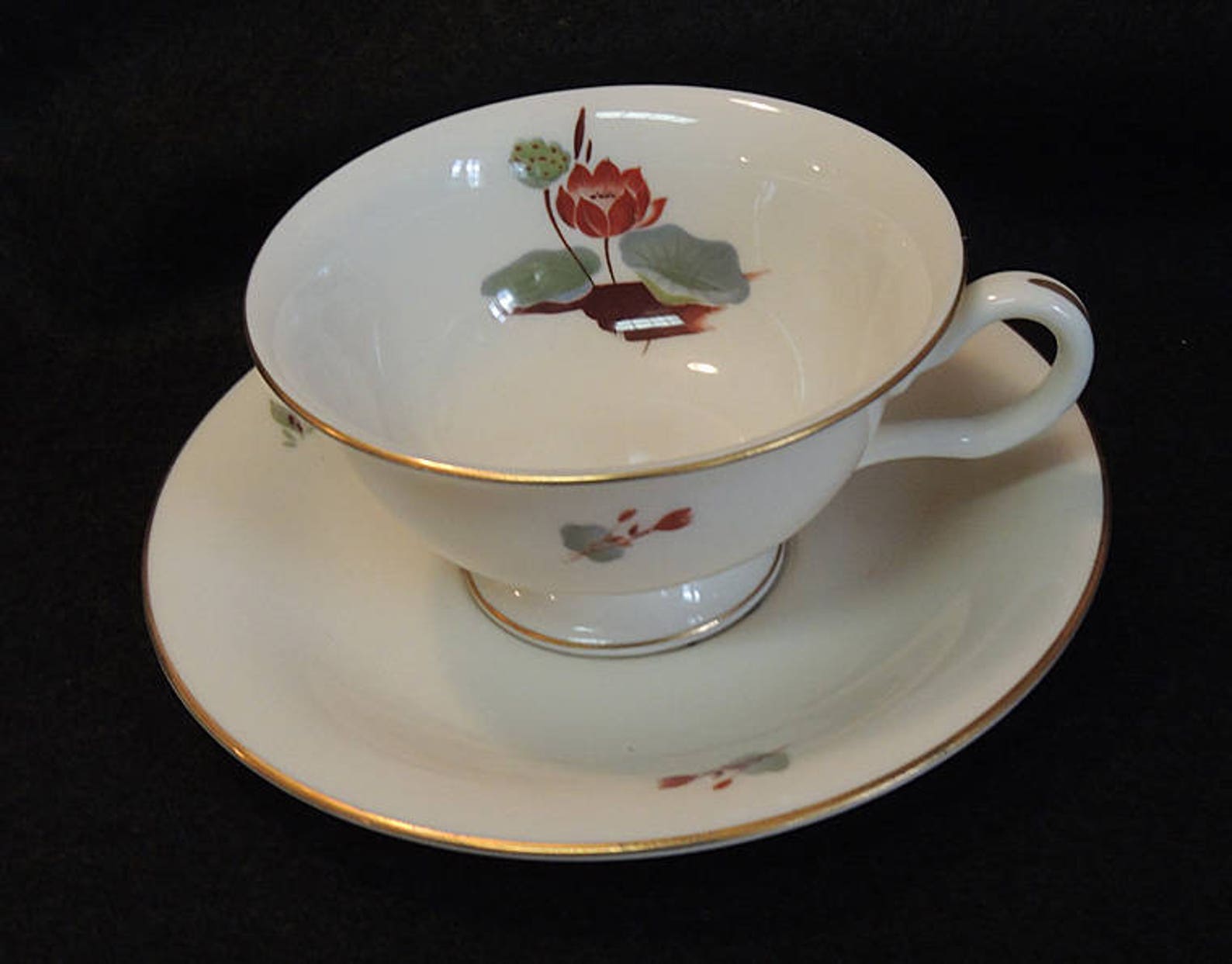 Vintage Castleton China 4 Pc. Place Setting.. Mid Century - Etsy