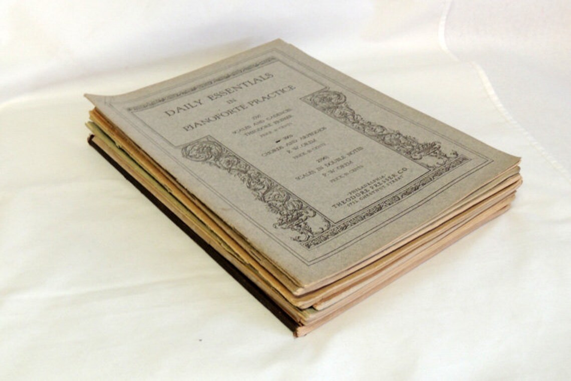 Estate Lot of 11 Vintage Classical Piano Music Books.. - Etsy