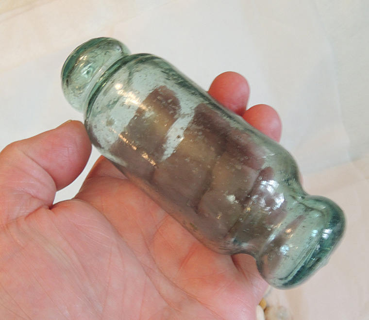 Vintage Japanese 5 Rolling Pin GLASS FISHING FLOAT.. Bubbles and ...