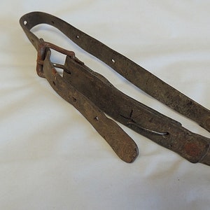 Antique Cowbell Made of Iron With Original Leather Strap - Etsy