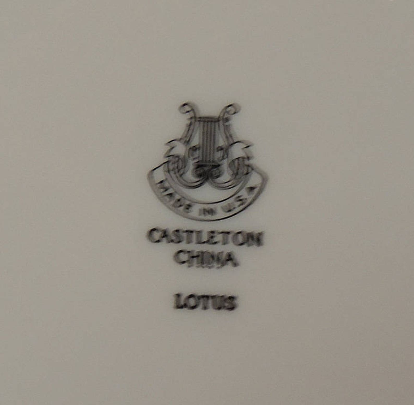 Vintage Castleton China 4 Pc. Place Setting.. Mid Century - Etsy