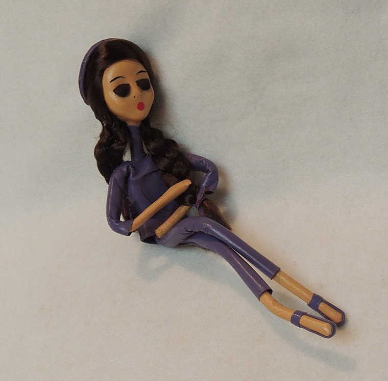 Vintage Mod Mid Century 1950's-60's Poseable 14 Big Eye Beatnik Doll ...