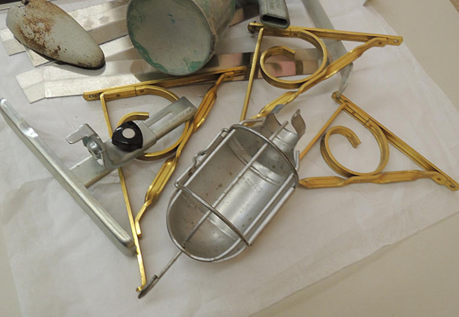 Vintage Mixed Metal Salvage Hardware for Assemblage Art Sculpture ...