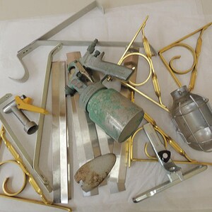 Vintage Mixed Metal Salvage Hardware for Assemblage Art Sculpture ...