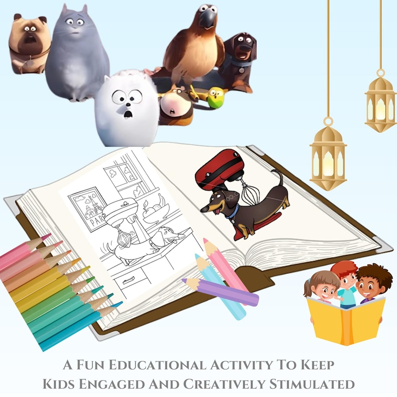 30 the Secret Life of Pet 3 Coloring Pages for Kids (PDF Download ...