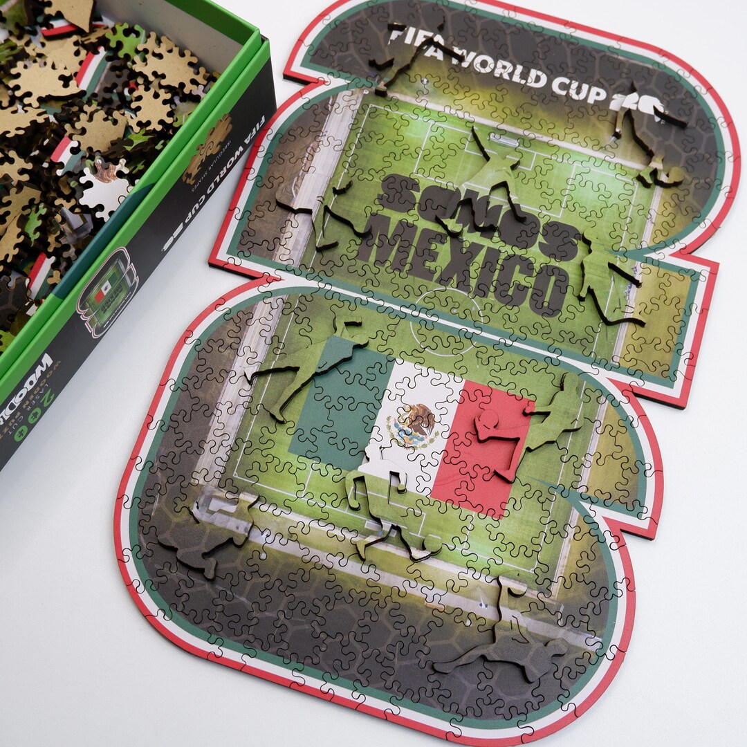 FIFA World Cup 26™ Official Licensed Wooden Jigsaw Puzzle 200 Pieces ...