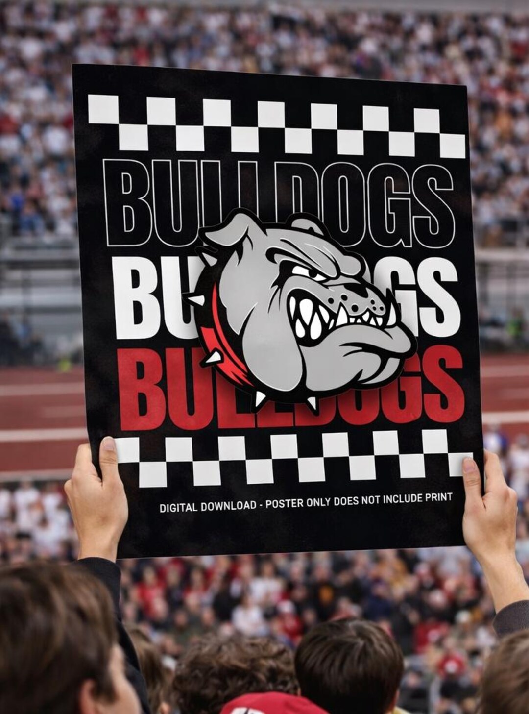 Bulldogs School Spirit Digital Download | Mascot Sports Design PNG JPG ...