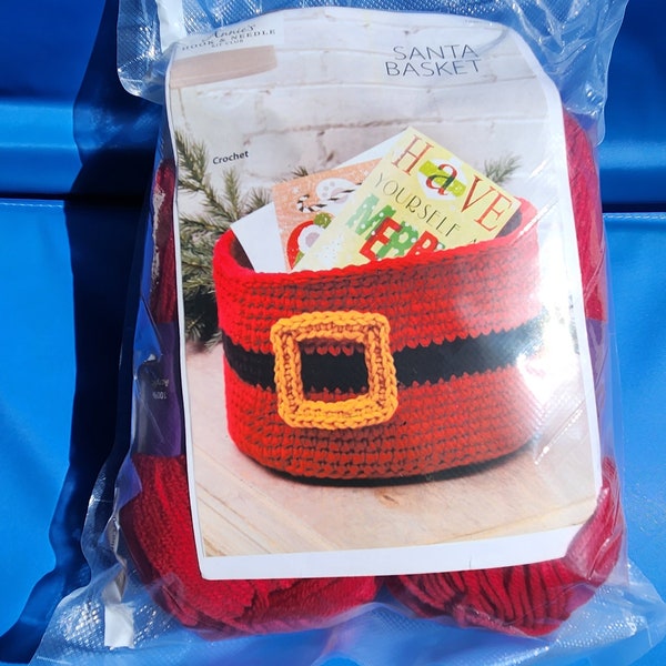 Santa Basket - Etsy