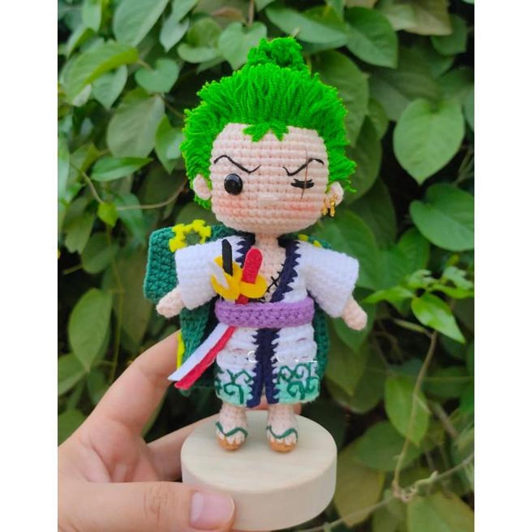 Crochet Pattern Zoro Amigurumi (PDF) - Etsy