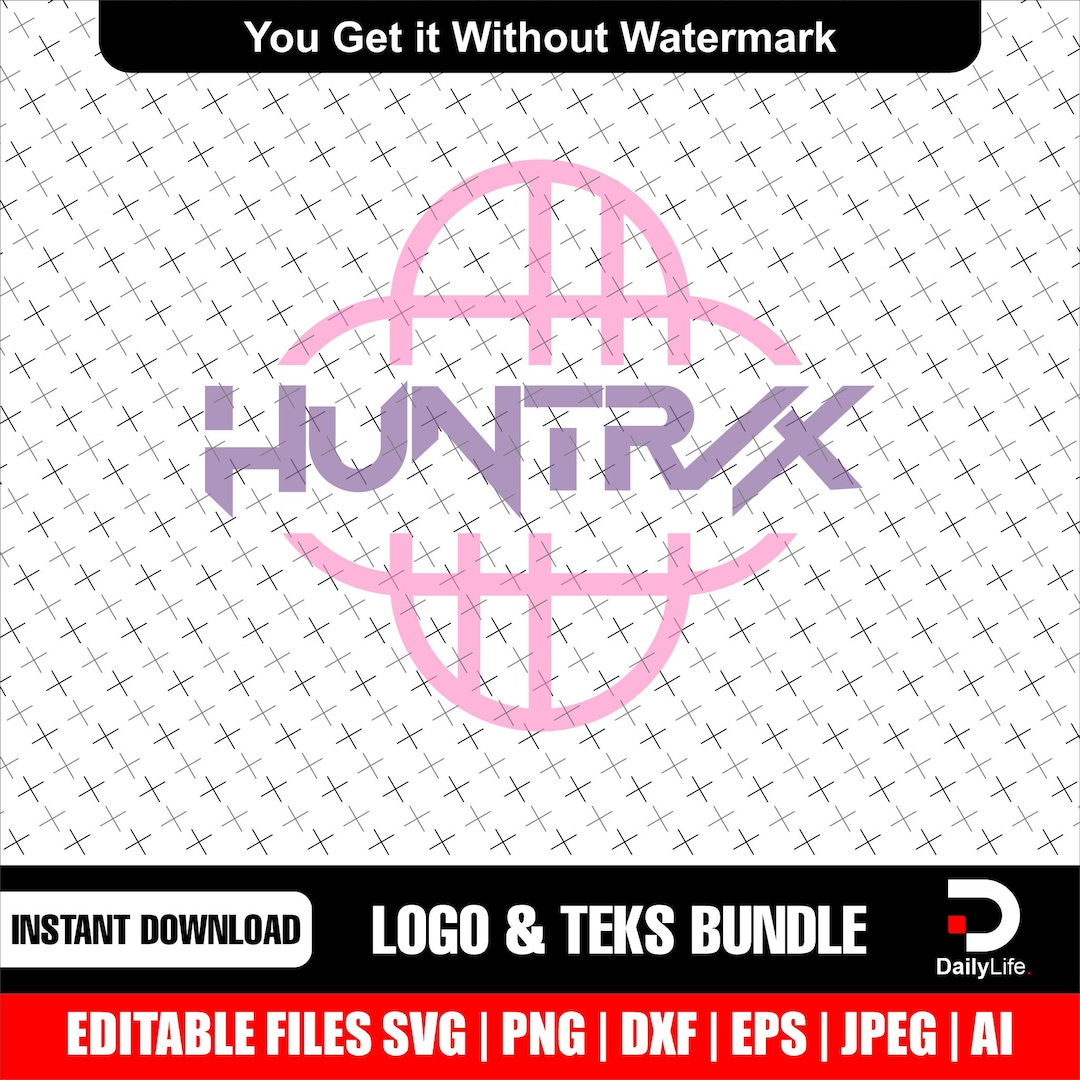 Demon Hunters Emblem, Kpop Style Logo, Cosplay Svg Png Eps Ai, Vector ...