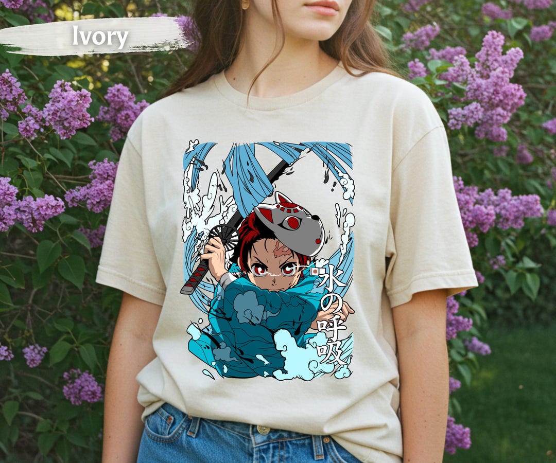 Demon Slay Tanjiro Inspired Shirt | Anime Graphic Tee, Anime Shirt ...