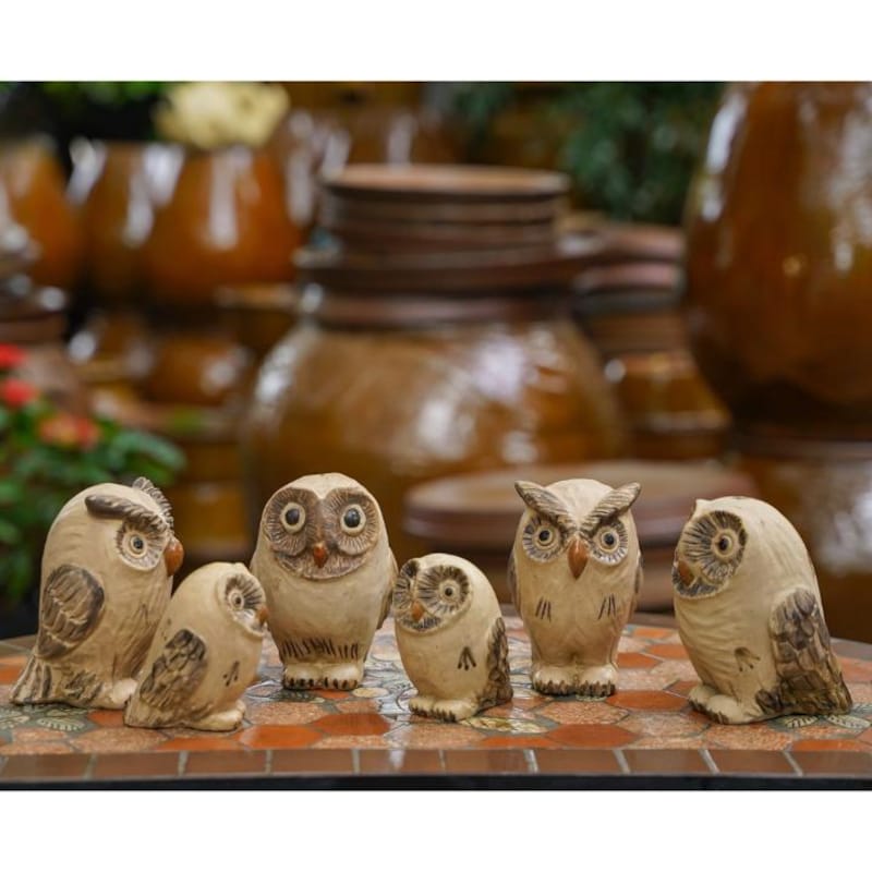 Ceramic Owl Sculpture - Etsy