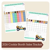 2026 Cookie Booth Big Banner, DIY Editable Cookie Booth Decor Kit for ...