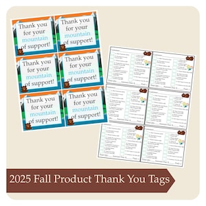 Girl Scout Fall Product Thank You 2025 - Etsy