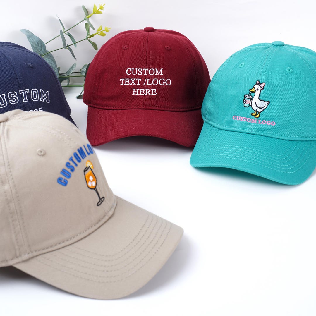 Custom Text Embroidered Hats,personalized Logo Hats,sorority Hat,unisex ...
