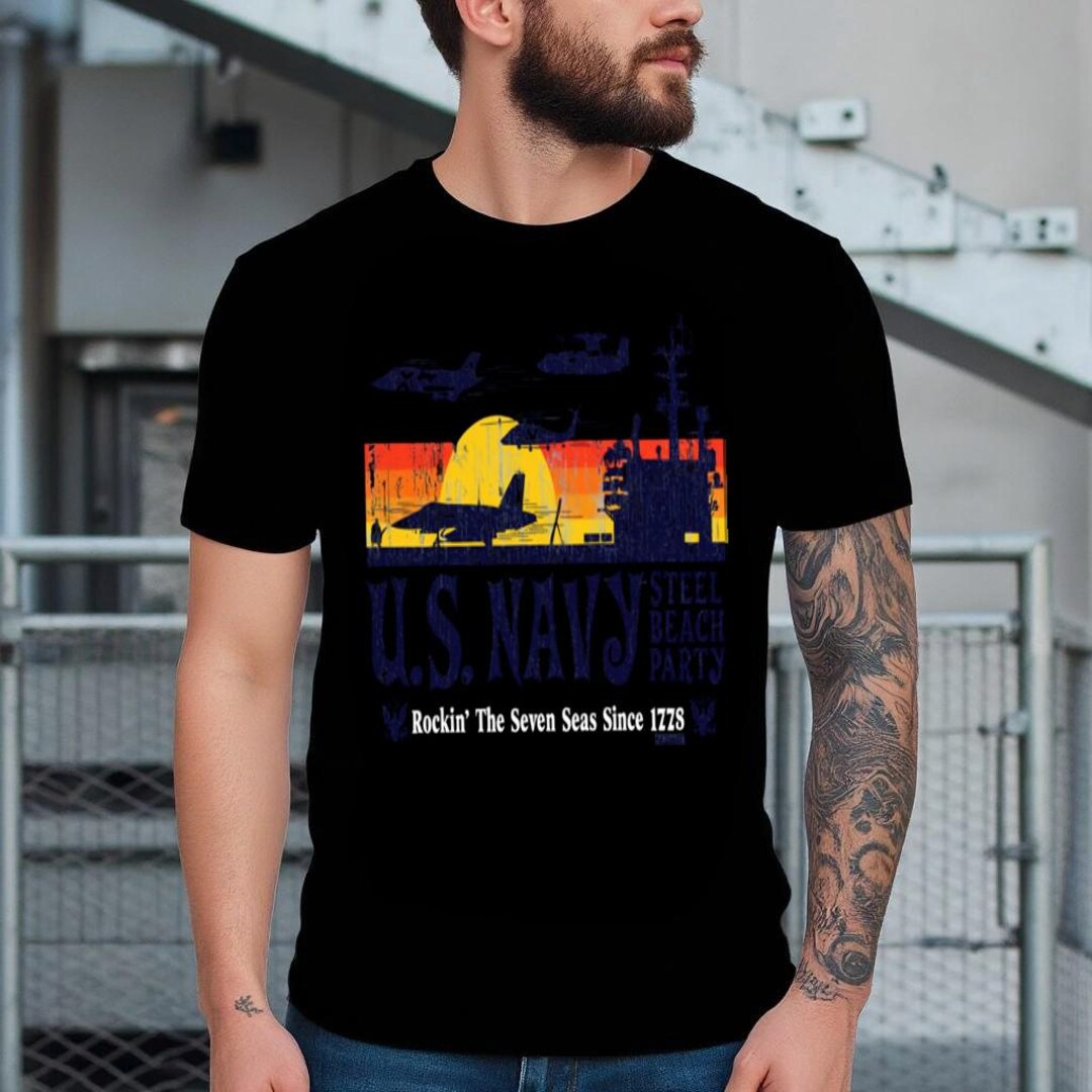 US Navy 'steel Beach Party' 7.62 Design Battlespace Men's T-shirt - Etsy
