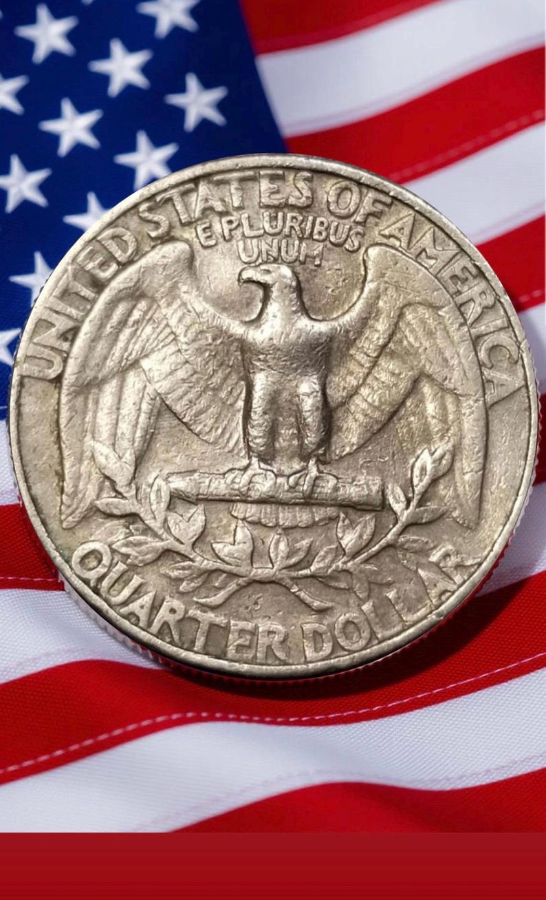 1965 Washington Quarter 25C Circulated Collectable U.S. Coin - Etsy