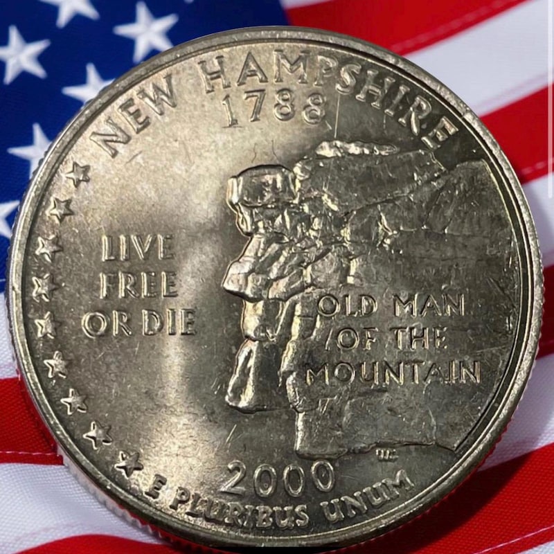 Silver Mountain Man Coin - Etsy