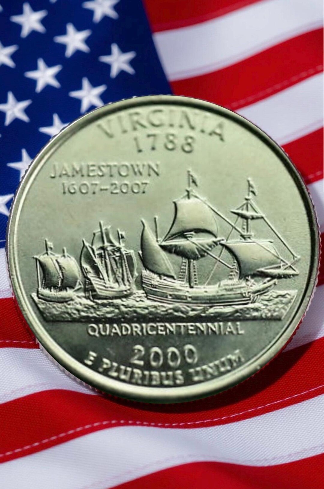 2000 P & D Virginia State Quarter Circulated - Etsy