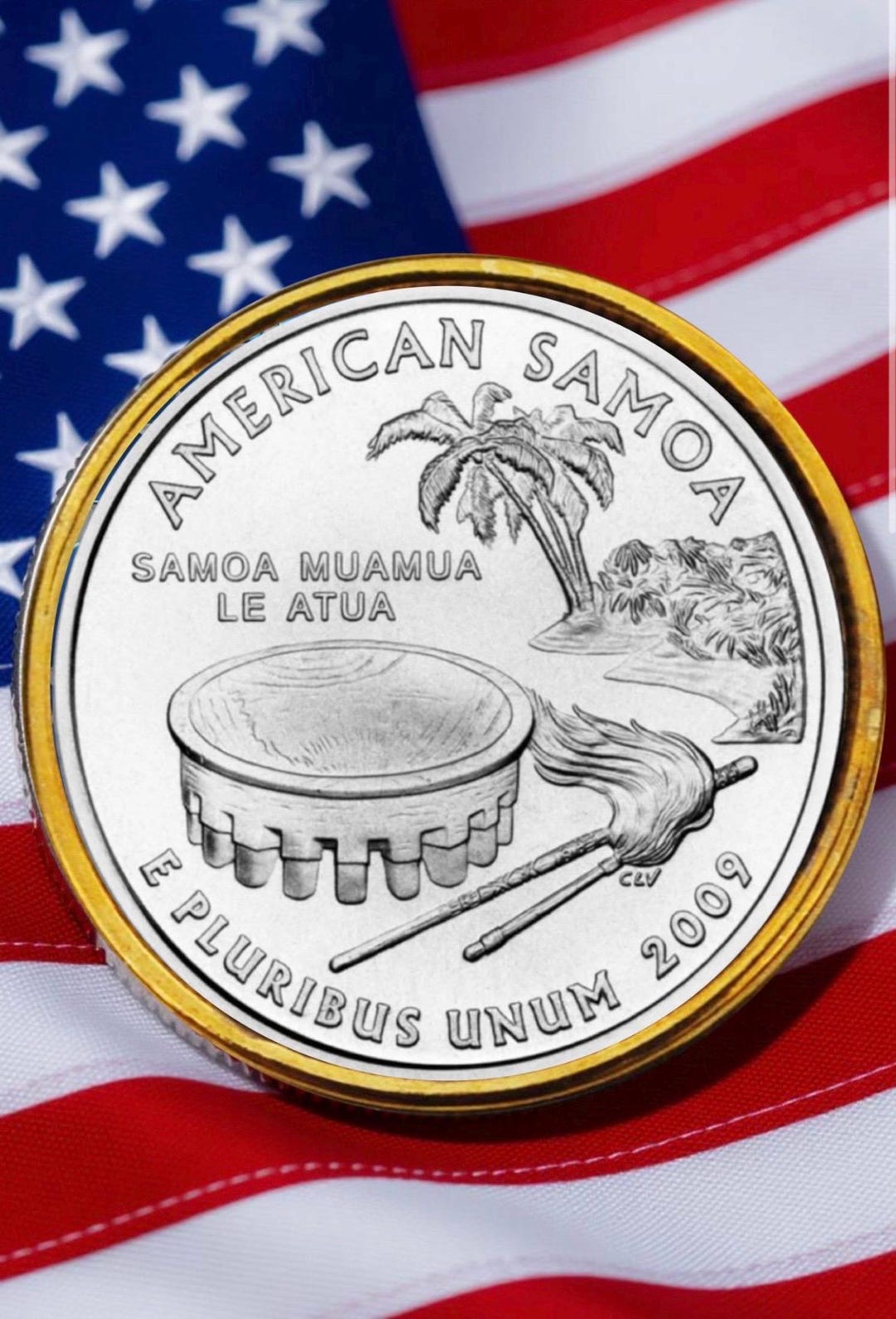 2009 P & D American Samoa Quarter Set | Uncirculated U.S. Territory ...