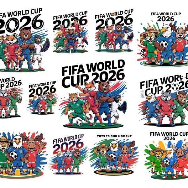 Fifa world cup 2026 mascots - Etsy.de