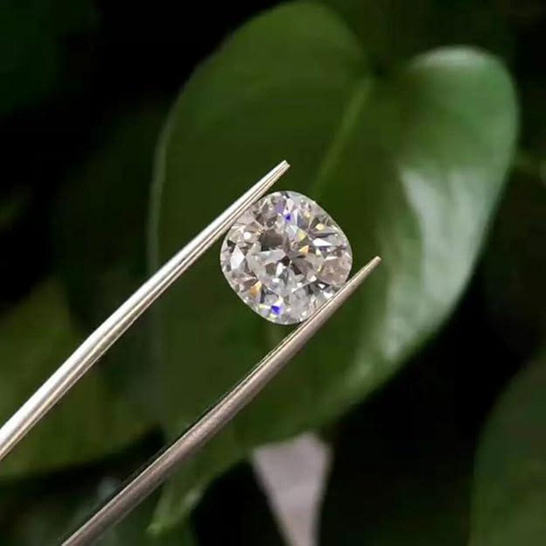 1.00 Ct D Color Cushion Cut Loose Moissanite Gemstone, 6x6x4 Mm - Etsy