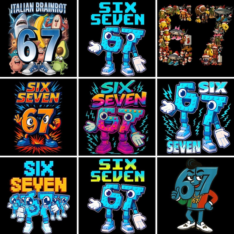 67 Stickers - Etsy