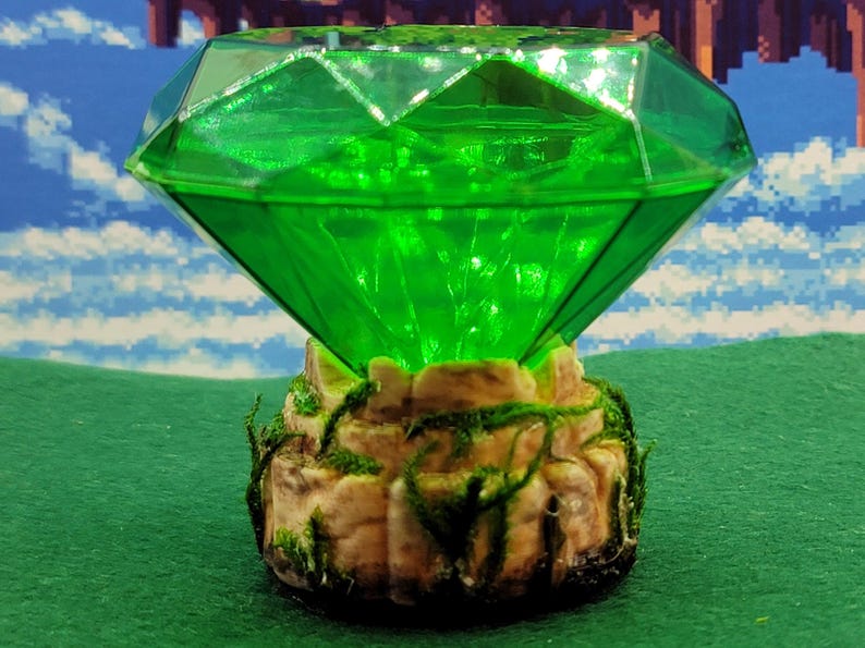 Custom Jakks Master Emerald Shrine Painted - Etsy