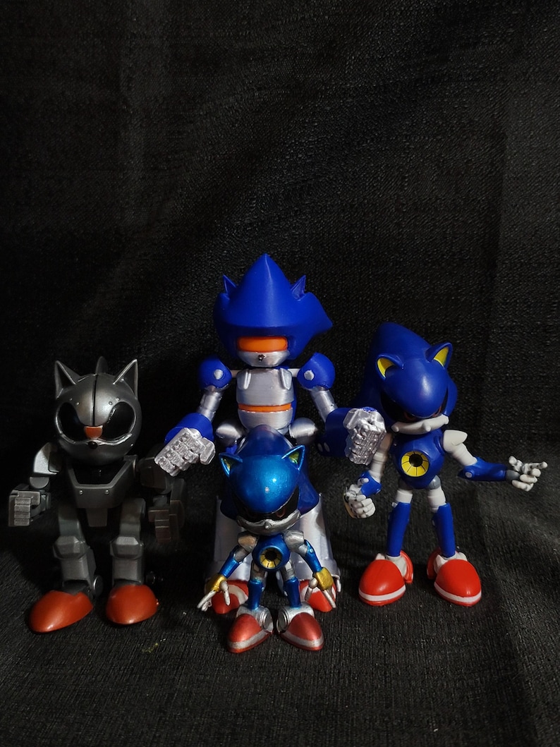 Custom Jakks Scale Mecha Sonic MK2 - Etsy