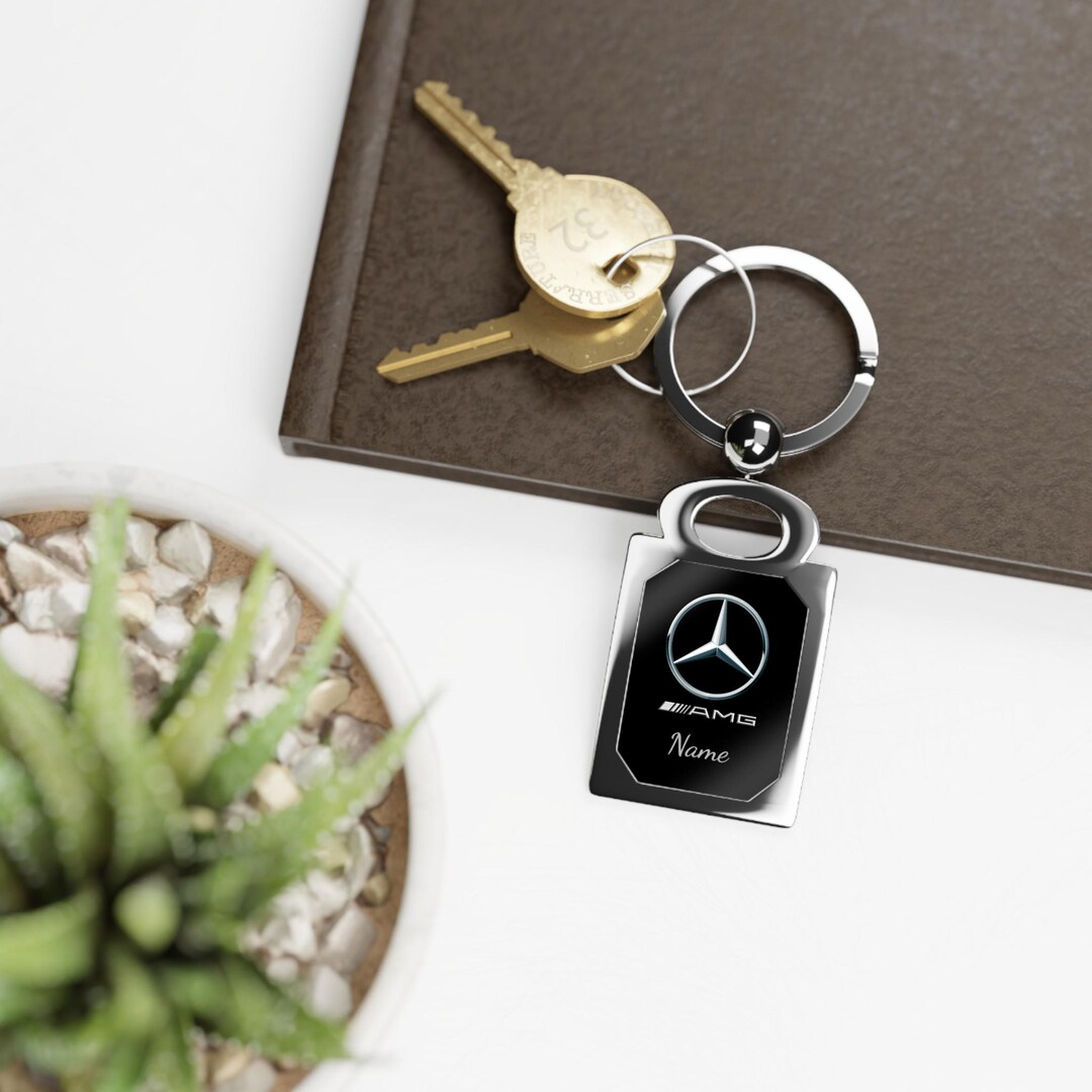 Personalized AMG Metal Keychain | Custom Car Logo Key Ring Holder - Etsy
