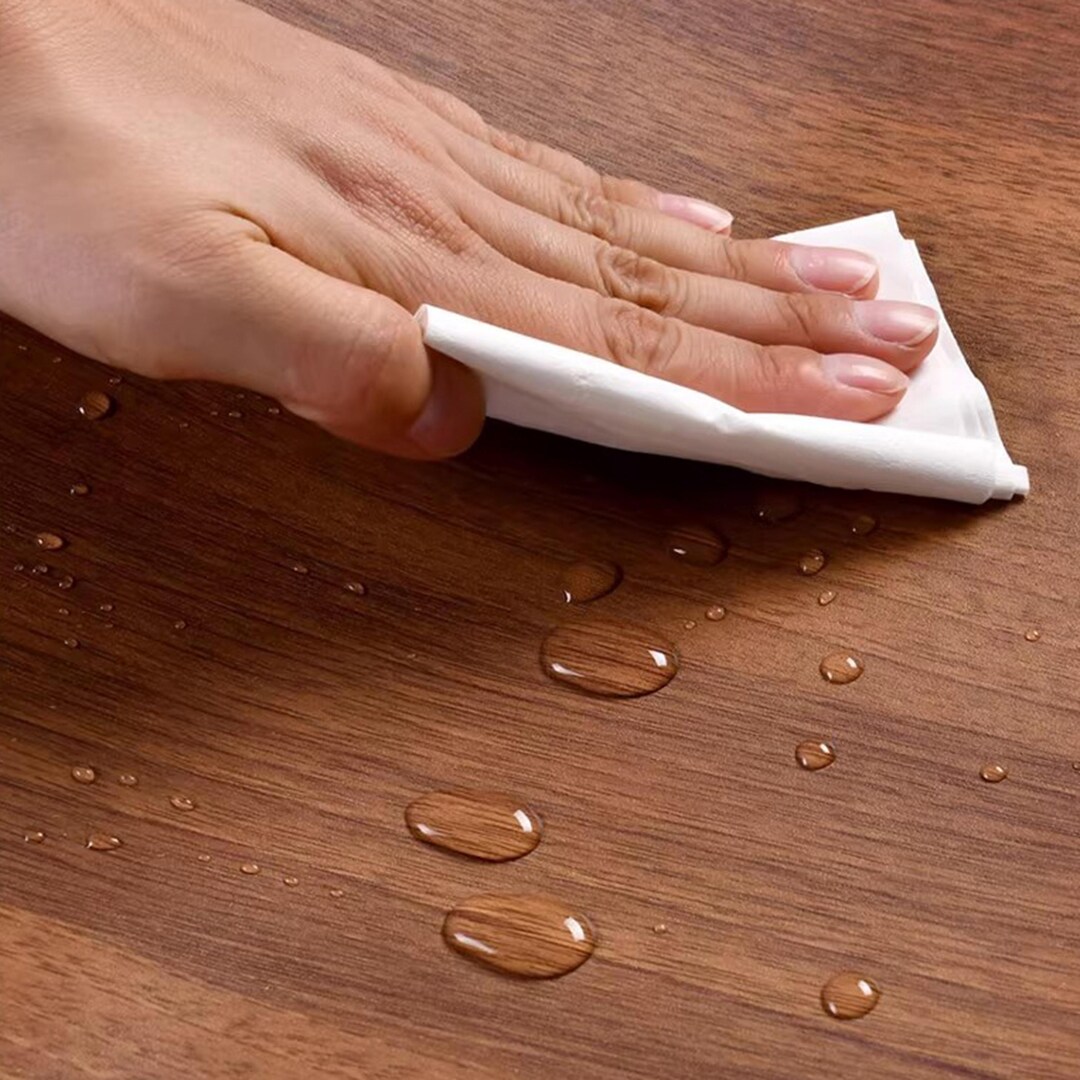 Thickened Waterproof Wood Grain Texture Sticker: Kitchen Cabinet ...