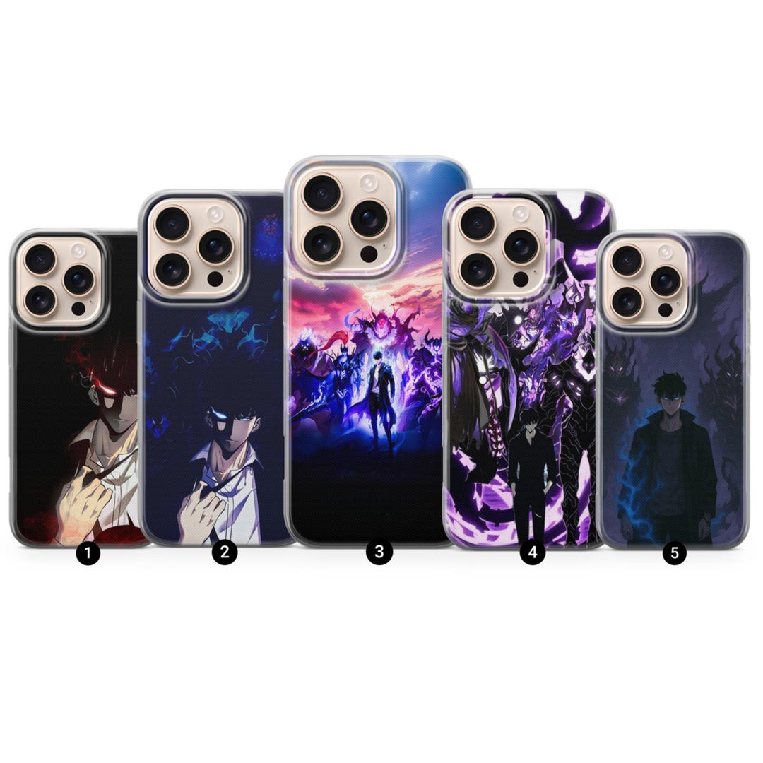 Sung Jinwoo Solo Leveling Anime Phone Case for iPhone 17 Air 16e Pro ...