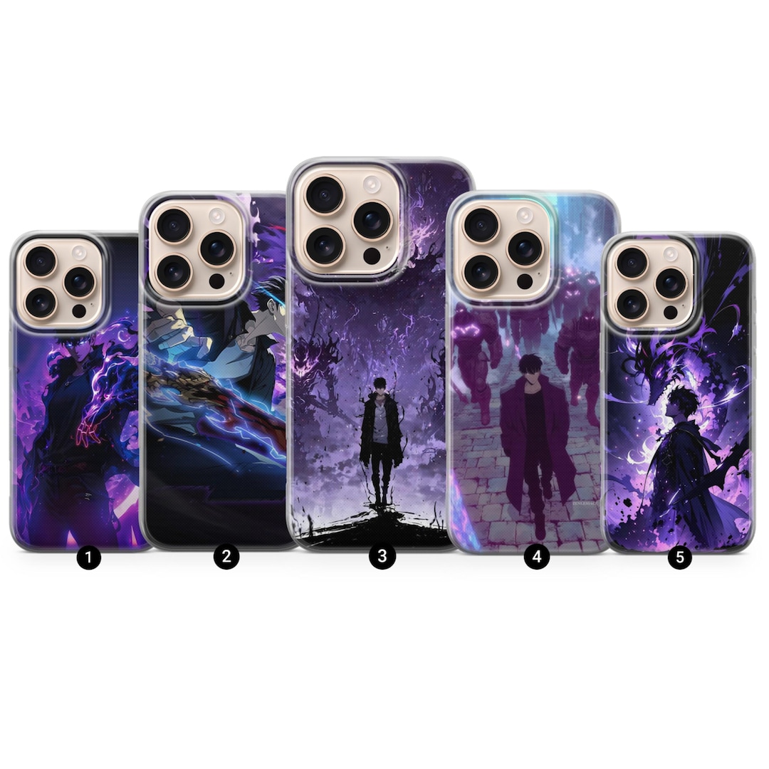 Sung Jinwoo Solo Leveling Anime Phone Case for iPhone 17 Air 16e Pro ...