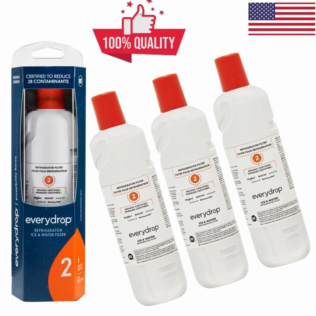 Everydrop® by Whirlpool Refrigerator Water Filter 2 - EDR2RXD1 (pack of ...