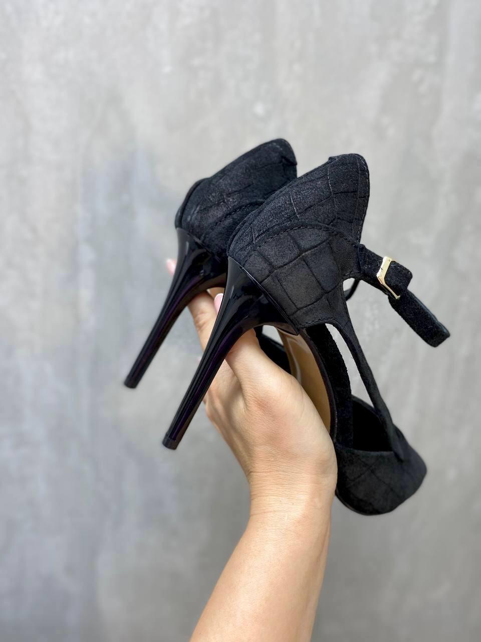 Black High Heels, Classy Stiletto Heels, High Heel Pumps, Suede Women ...