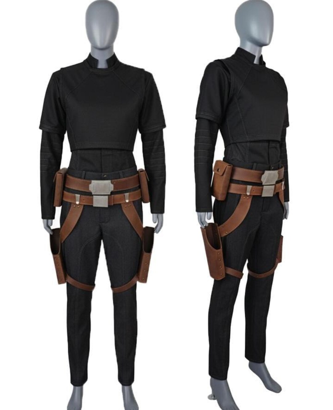 Black Sabine Wren Cosplay Costume | Mandalorian Outfit With Leather ...