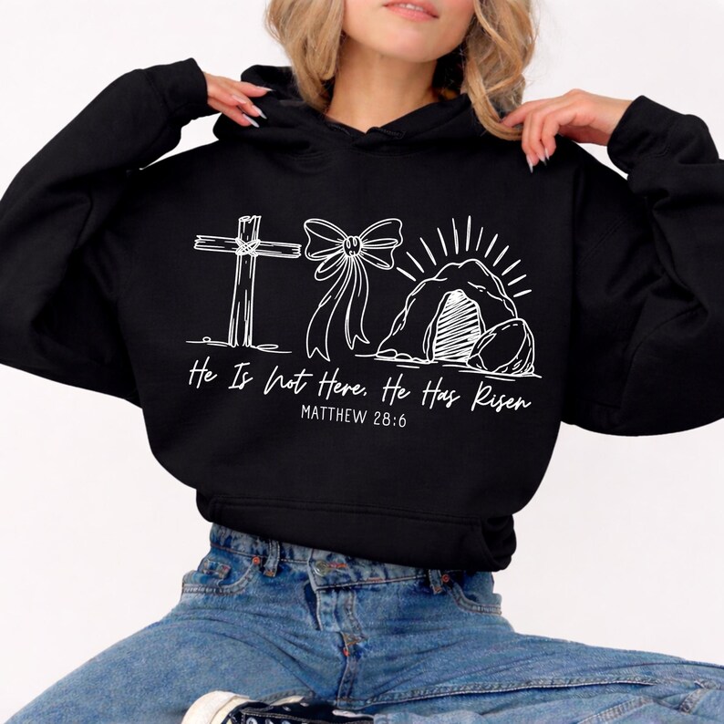 He is Not Here He Has Risen SVG PNG | Easter Christian | Bible Verse ...