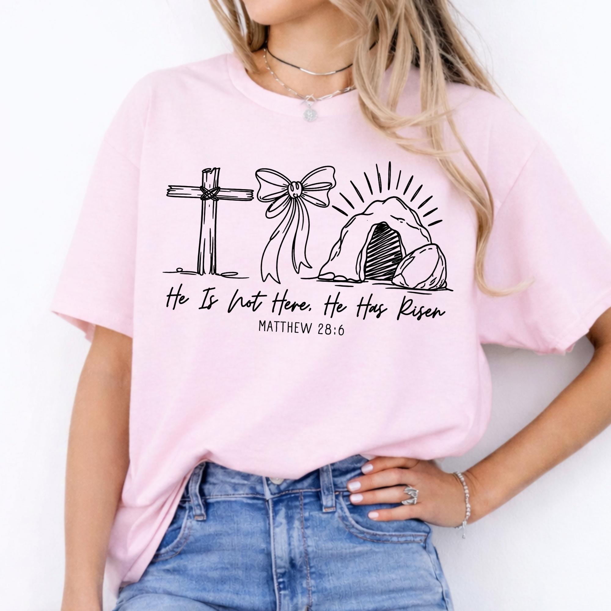 He is Not Here He Has Risen SVG PNG | Easter Christian | Bible Verse ...