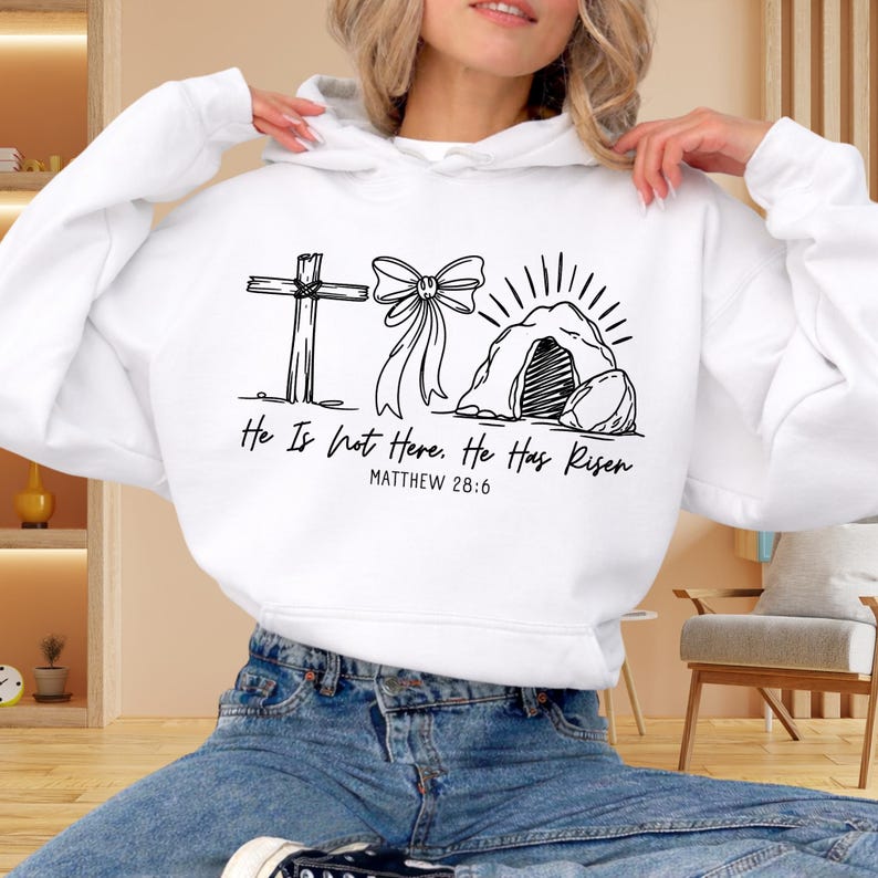 He is Not Here He Has Risen SVG PNG | Easter Christian | Bible Verse ...