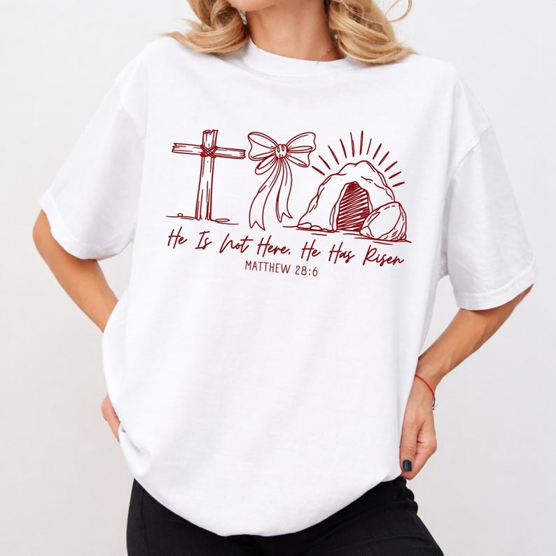 He is Not Here He Has Risen SVG PNG | Easter Christian | Bible Verse ...