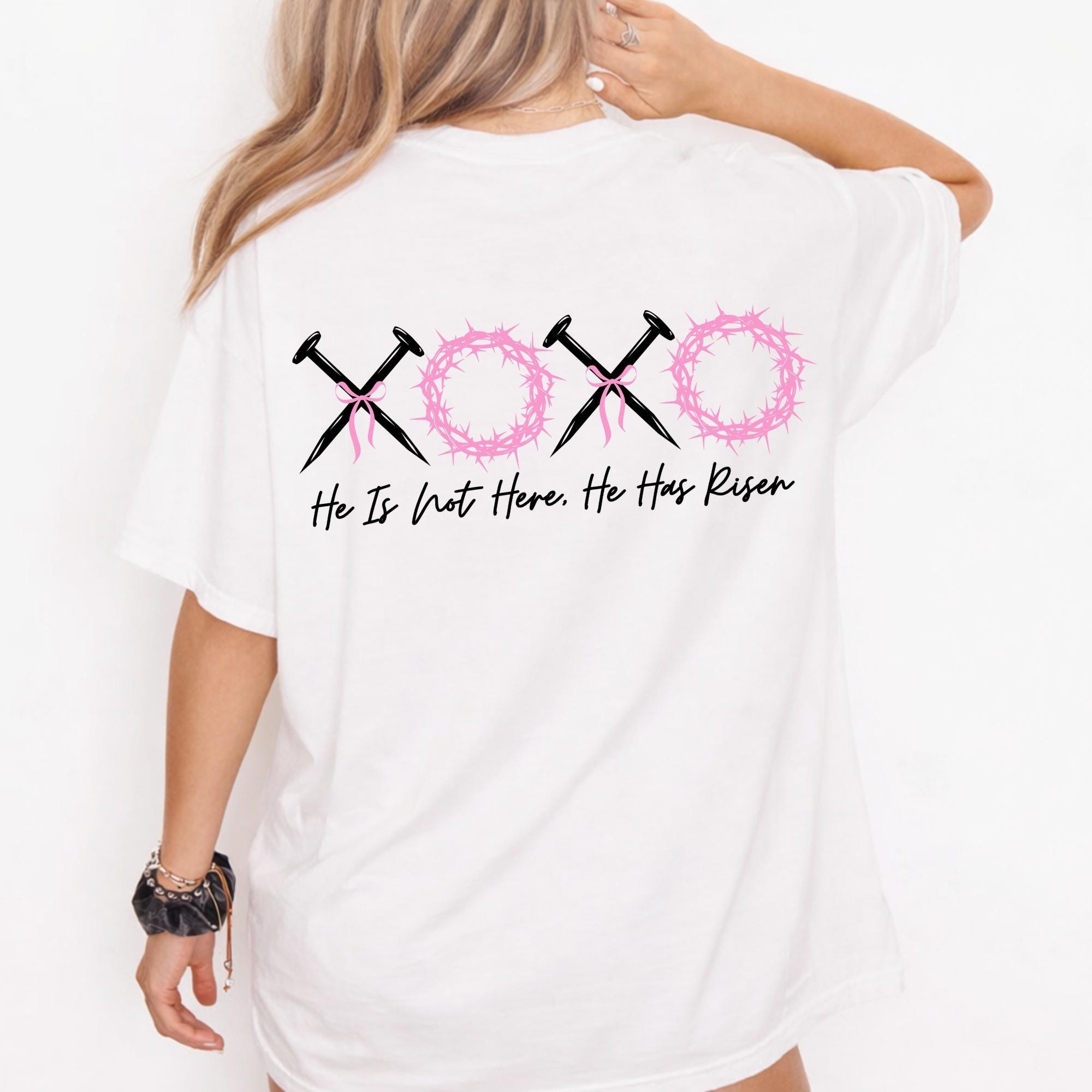 He is Not Here, He Has Risen SVG PNG | Easter XOXO Design | Christian ...