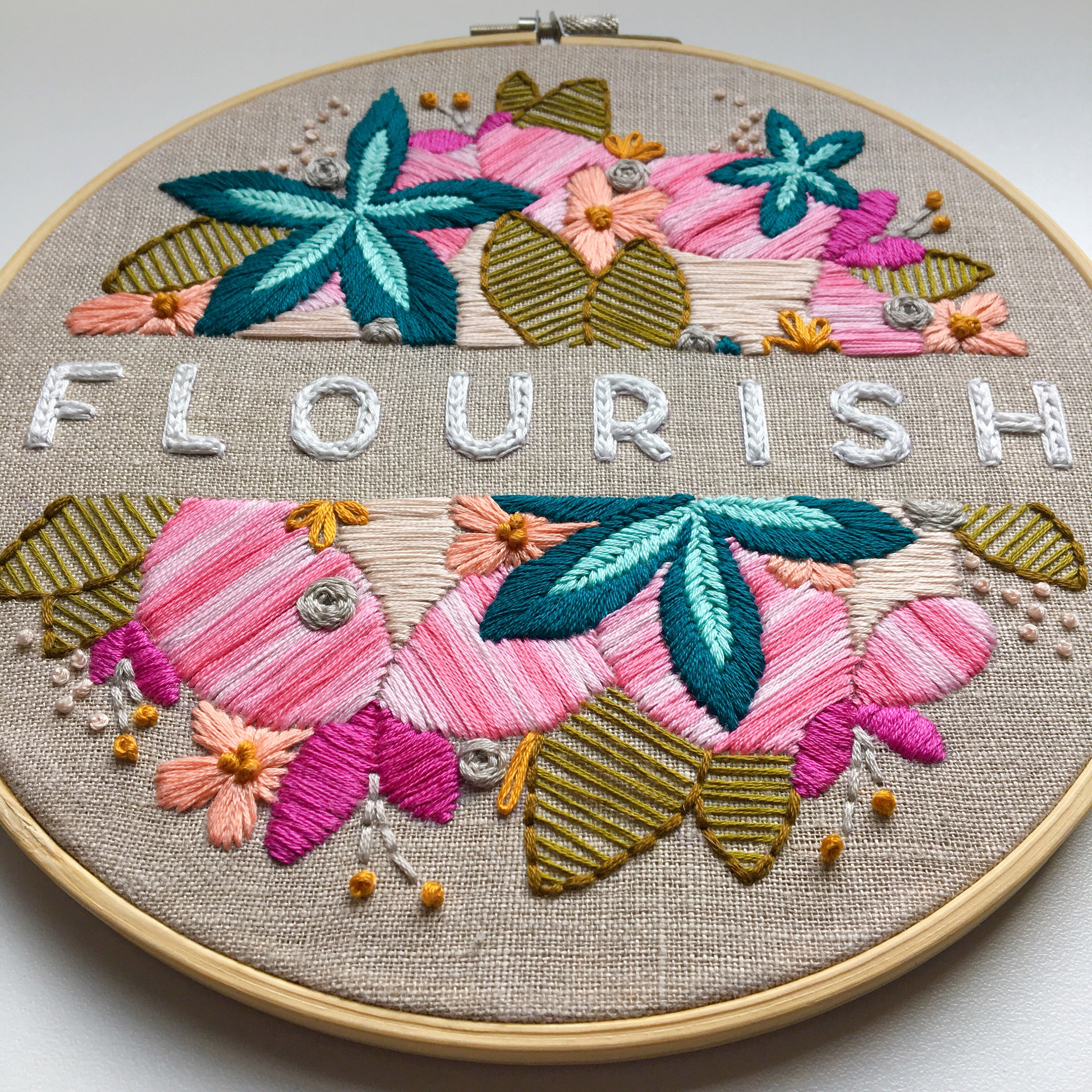 Flourish. PDF Embroidery Pattern. - Etsy